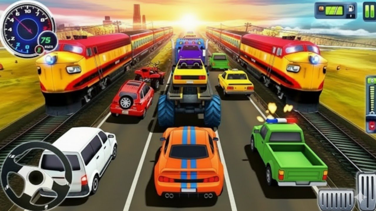 Turbo Driving Car Racing シミュレーター 3D4x4 SUV レッド Hammer Driver – Android ...