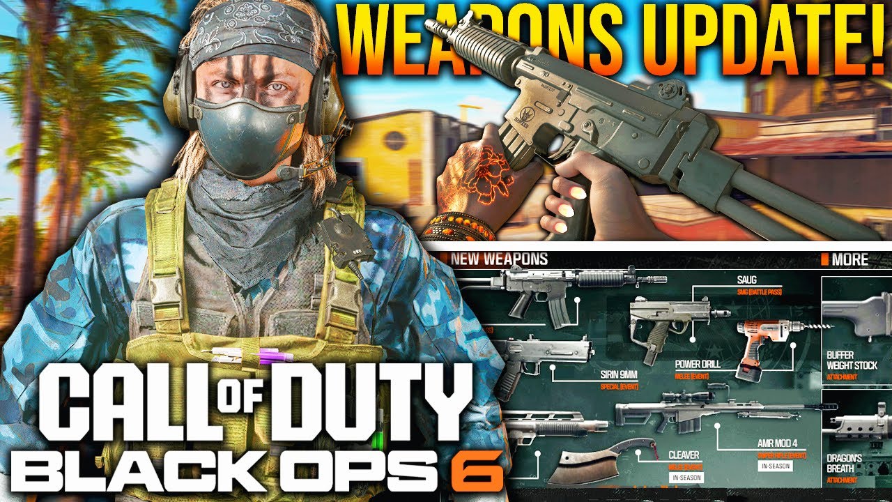 Black Ops 6: Massive SEASON 1 WEAPONS UPDATE! New META Changes, Armory ...