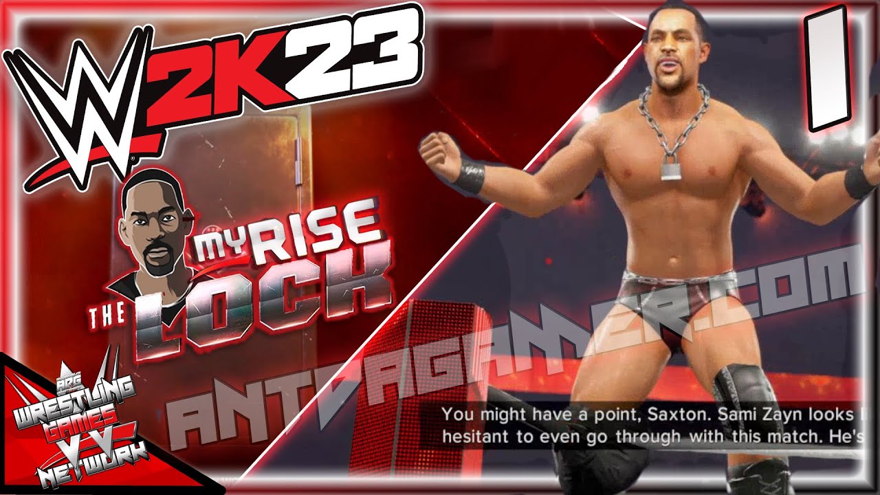 WILL SMITH AS THE LOCK! IN WWE 2K23 MyRise Part 1 ADG WGN - YouTube