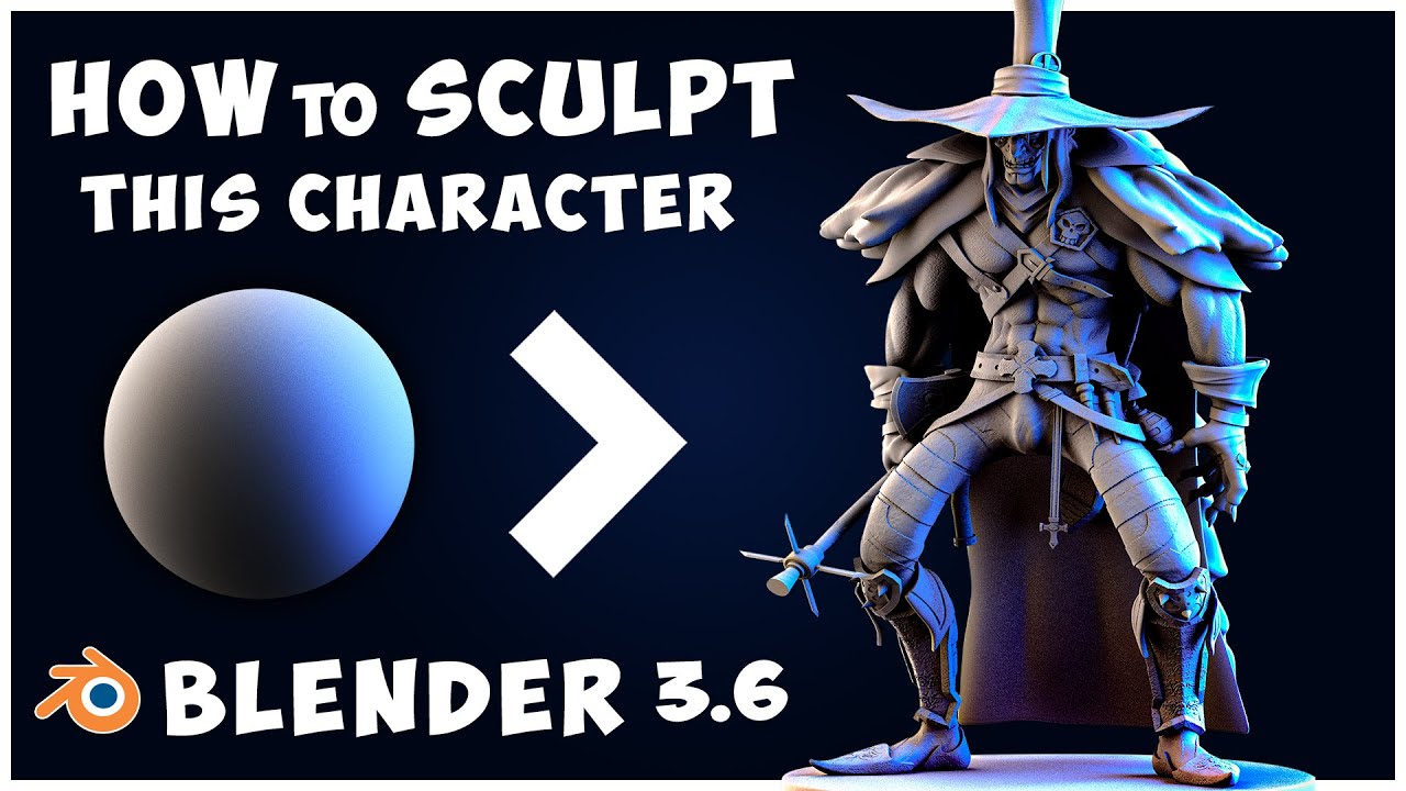 Create A Spooky Dark Wizard In Blender: Sculpting Tutorial - YouTube