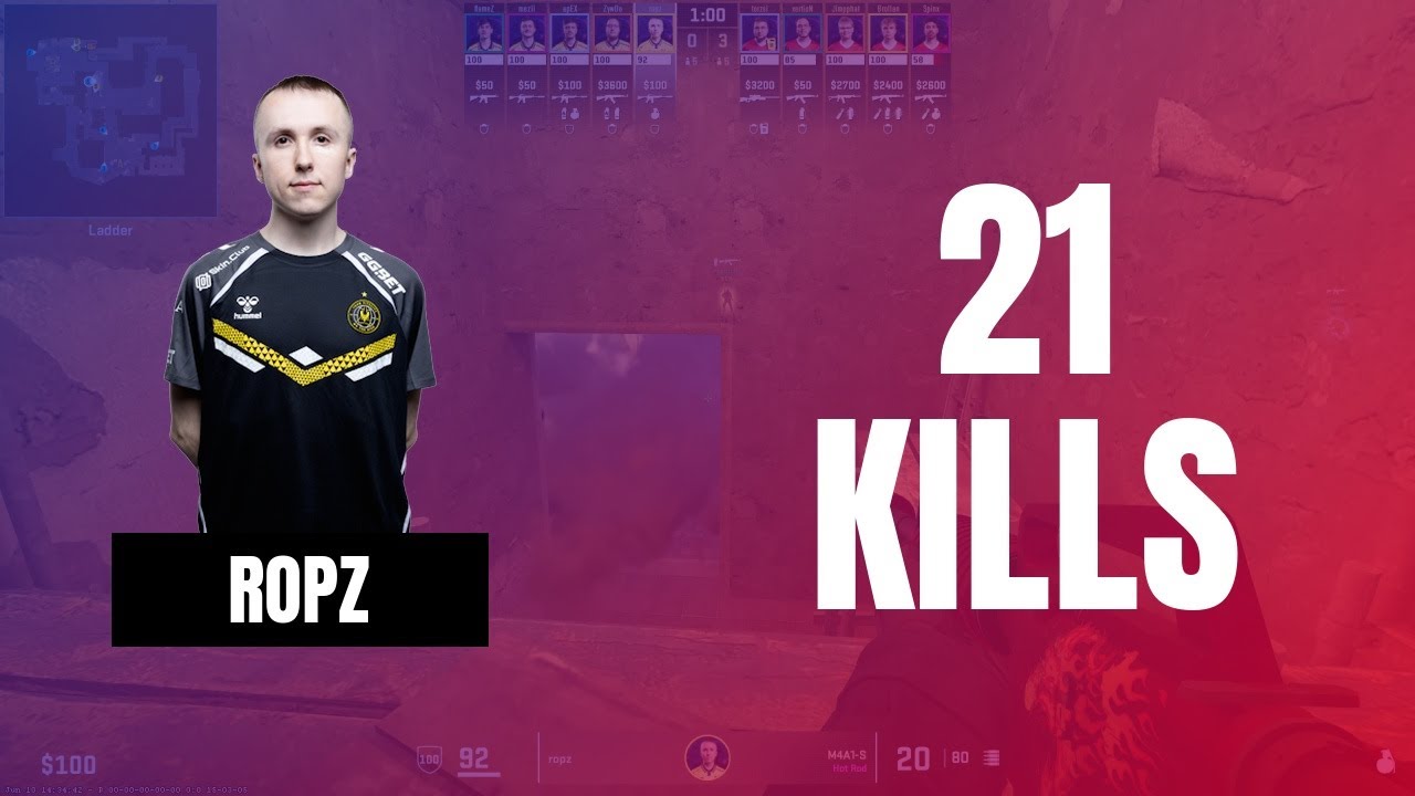 ropz POV: 21 kills vs MOUZ | BLAST.tv Austin Major 2025 | Semi-final ...