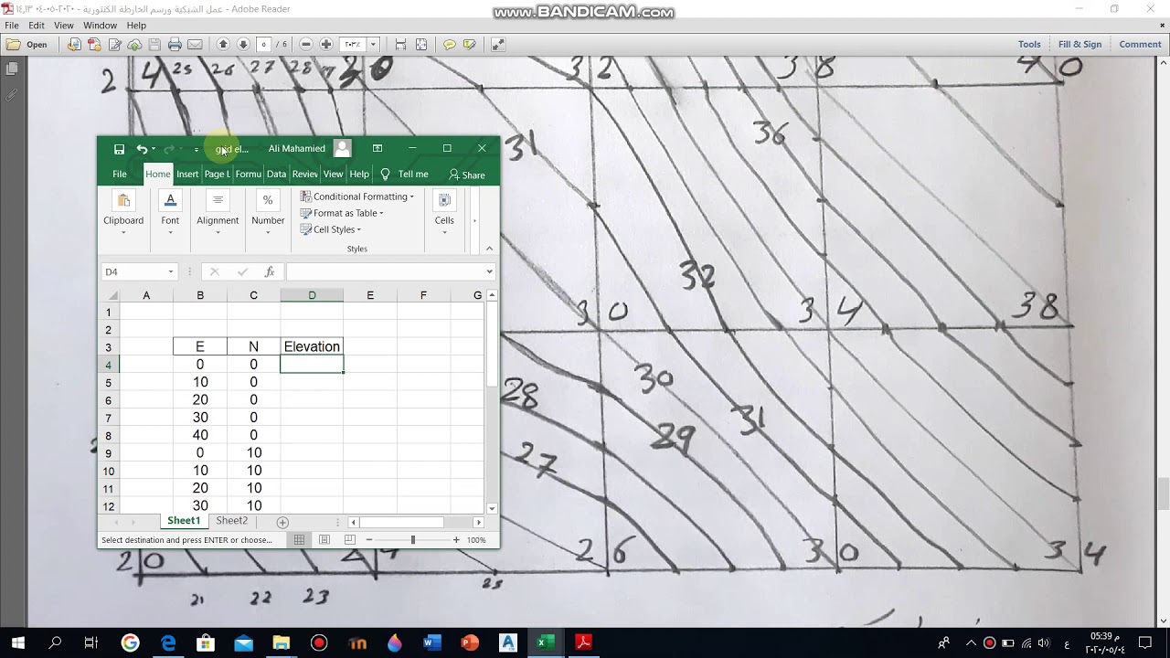 Grid and Contour map drawing 3 2020 05 04 17 37 49 456 - YouTube