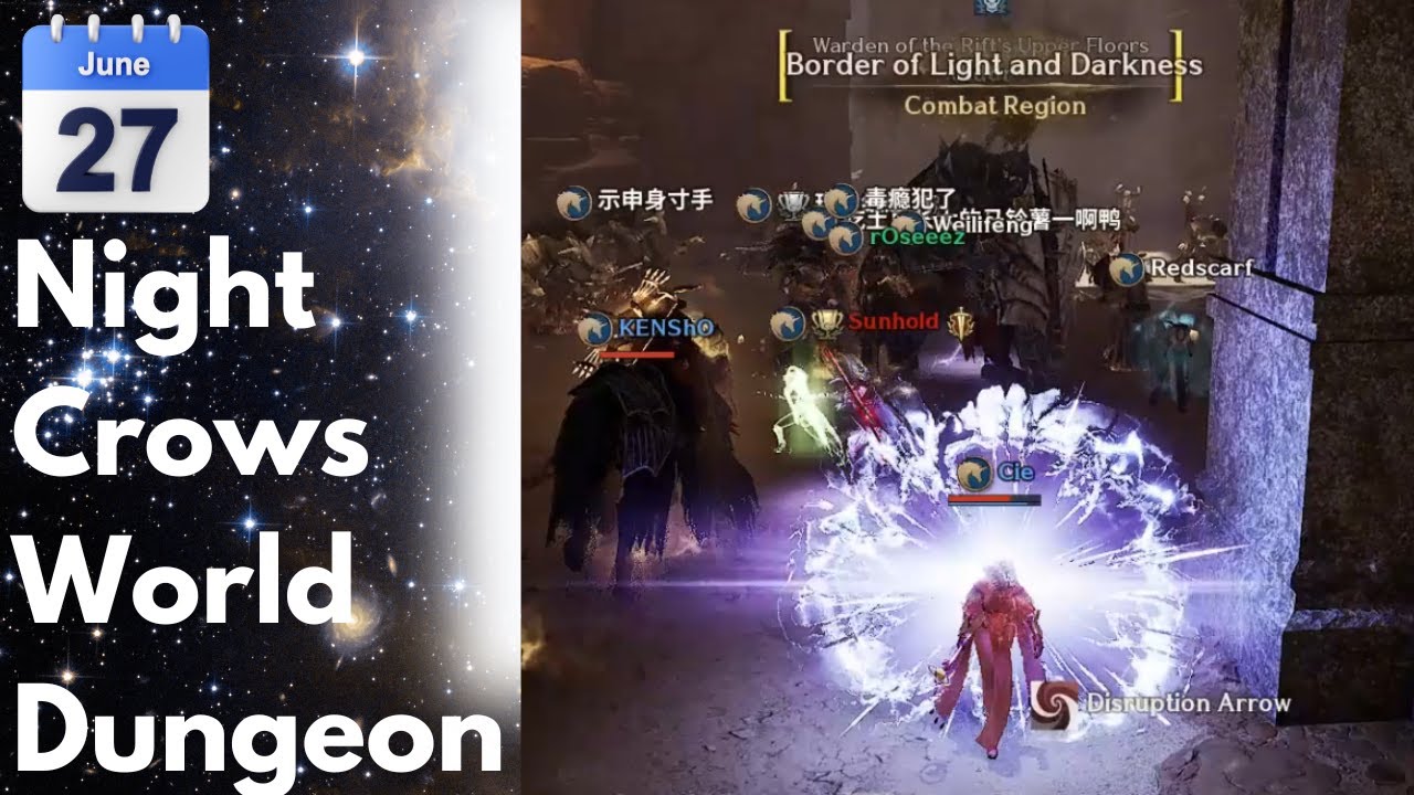 Night crows 1st world dungeon 6-27-2024 - YouTube