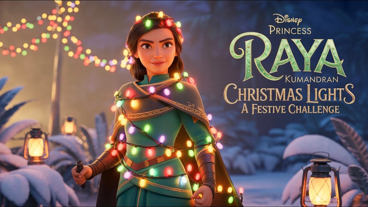 Disney Raya Kumandran Christmas Lights: Festive Challenge, Princess ...