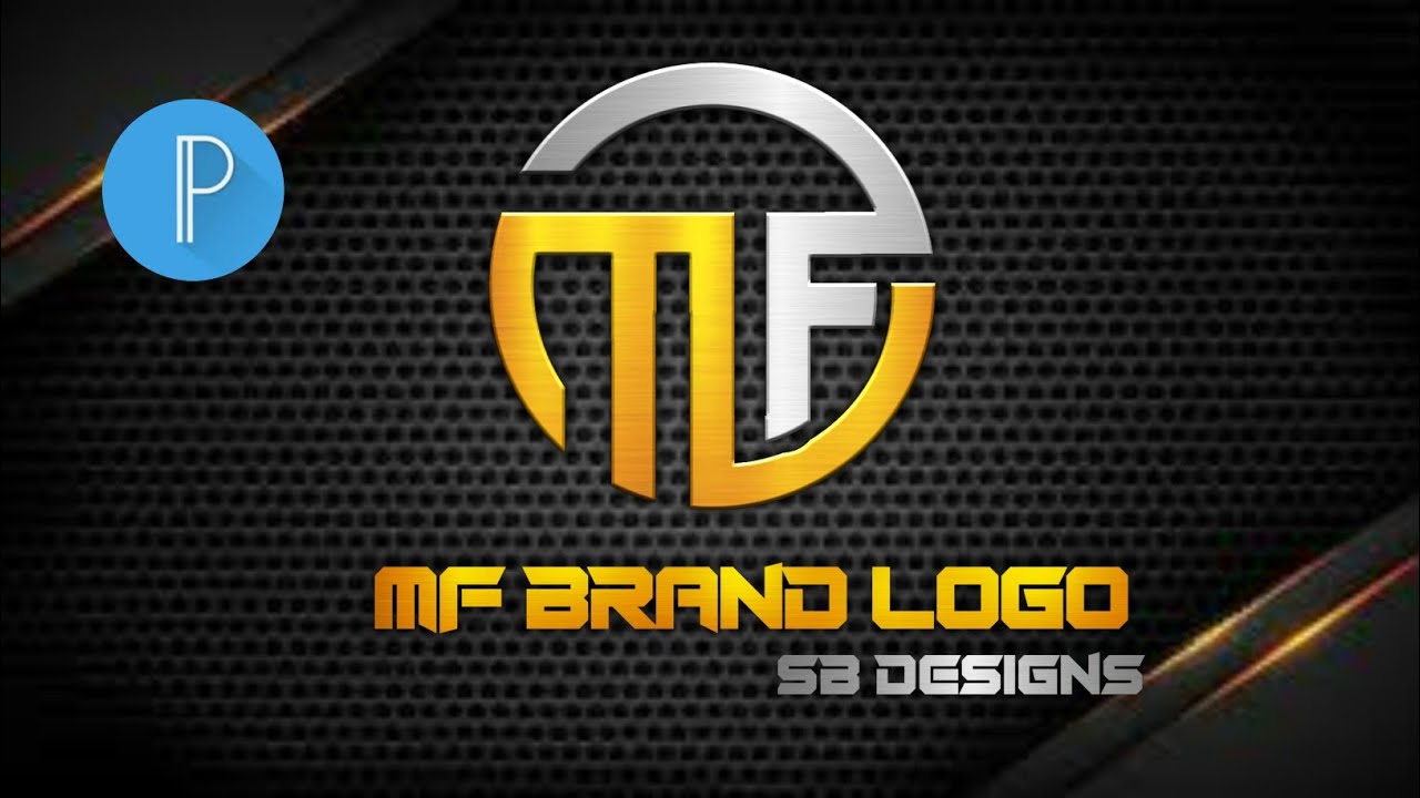 MF Brand logo how to make MF Brand logo design on pixellab in Android ...
