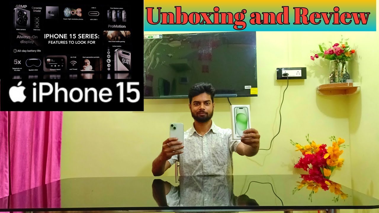 apple iphone 15 unboxing and first look ।। Dynamic Island ।। best ...