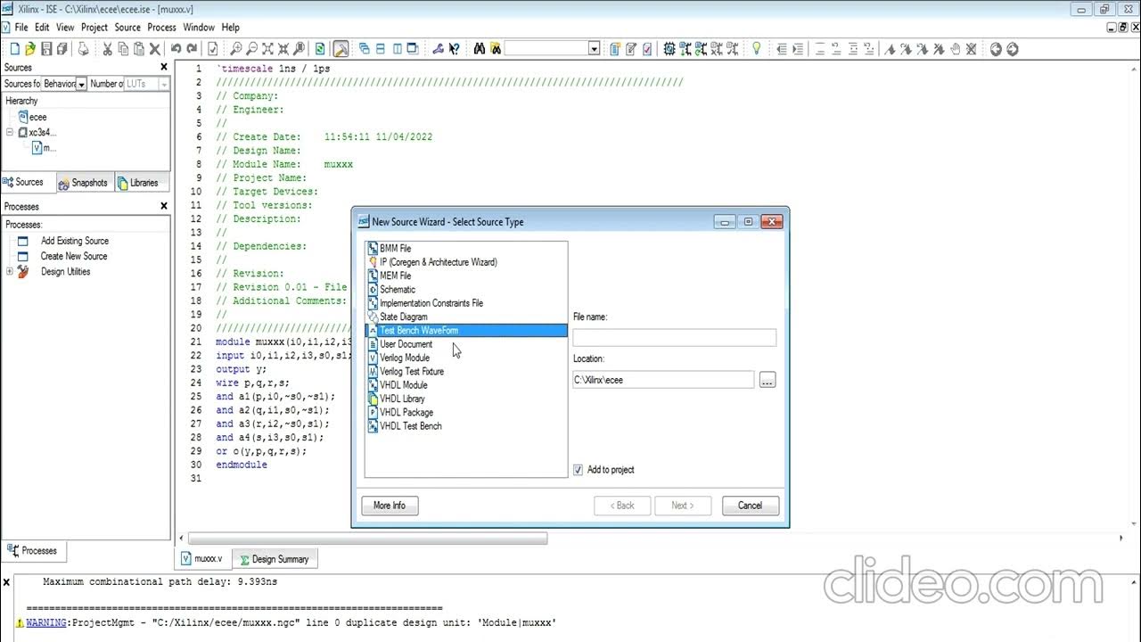 Multiplexer Using Xilinx Youtube
