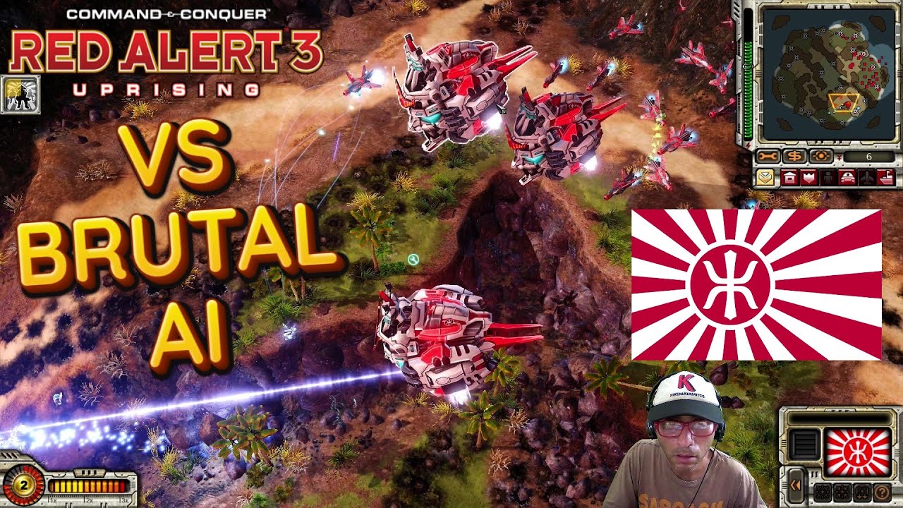 🇯🇵 Red Alert 3 Uprising Gameplay Japan in a Skirmish vs BRUTAL AI in ...