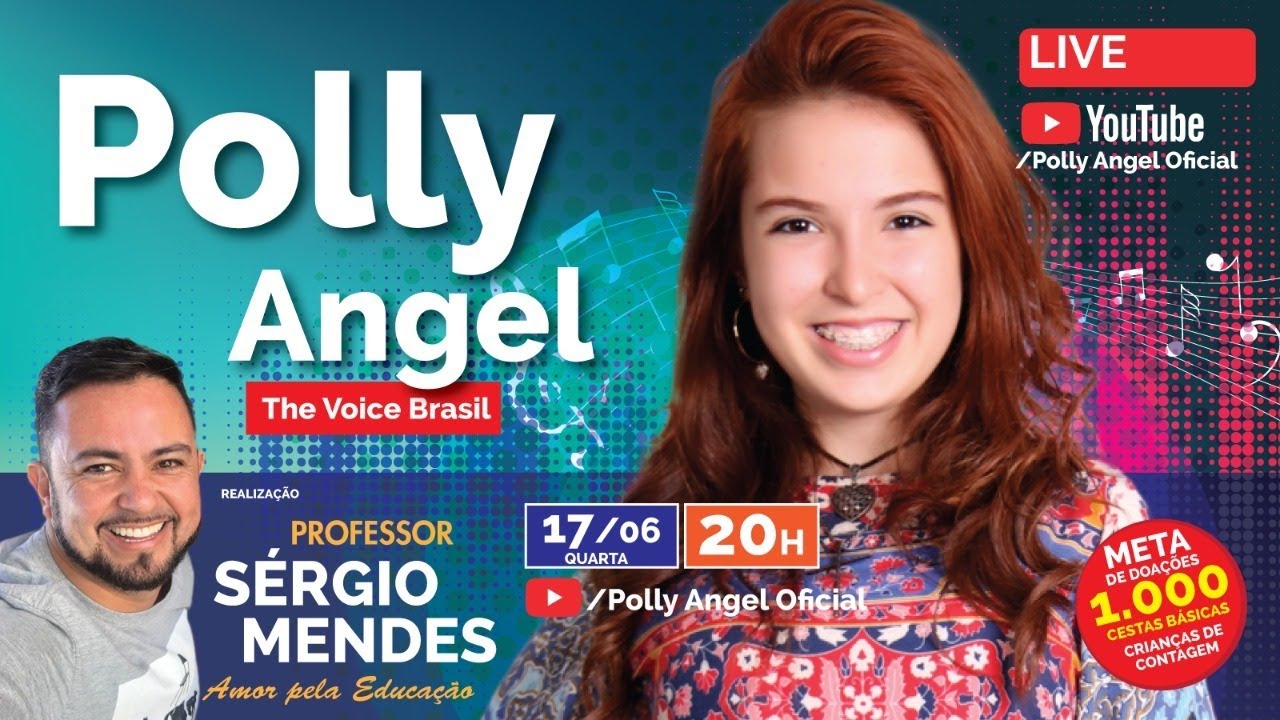 Live Solidária Polly Angel - YouTube