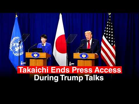 PM Jepang Takaichi Minta Pers Keluar — Respons Instan Trump Jadi Viral
