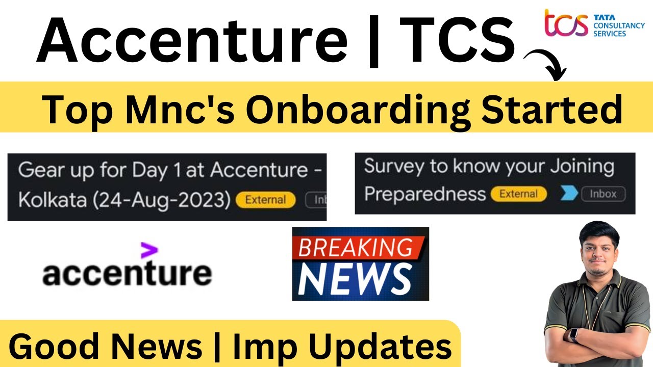 Onboarding Started😊 | Accenture | TCS | Joining Date:- 24 Aug 2023 ...