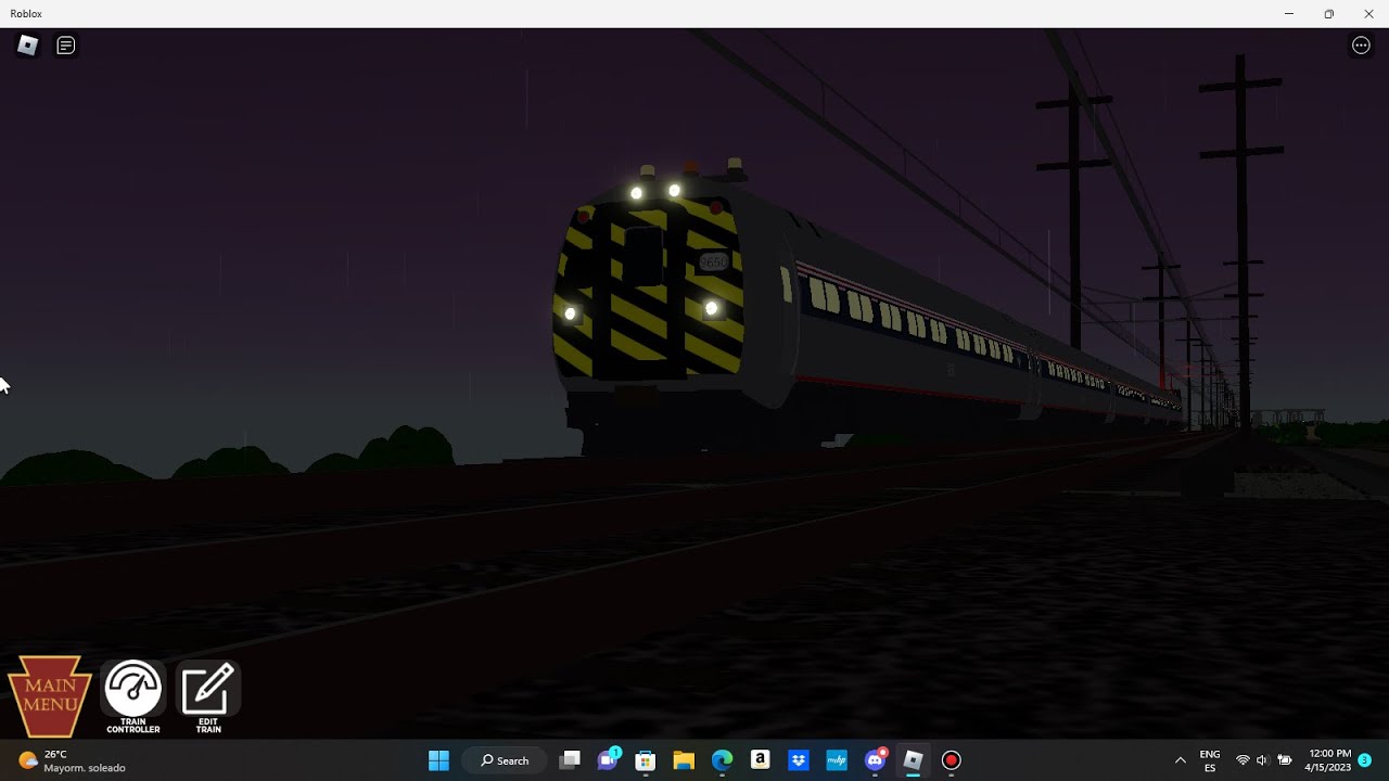 Roblox NEC Amtrak AEM-7 Keystone Inbound - YouTube