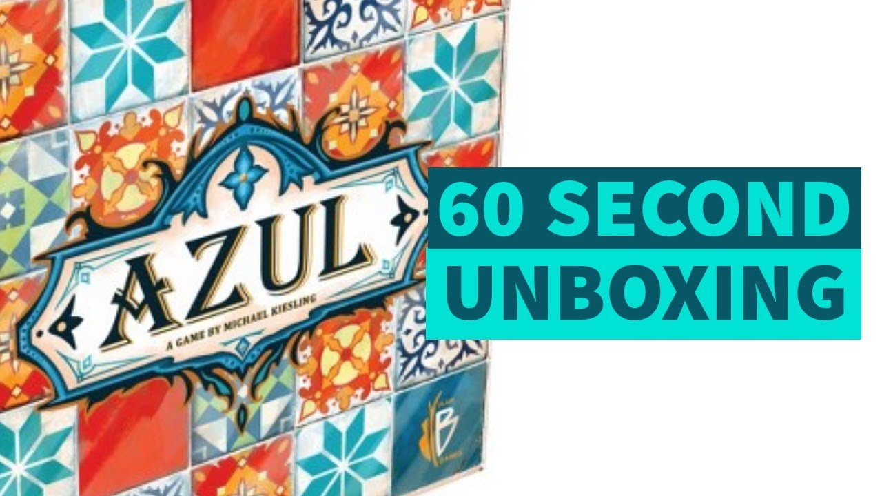 Azul Board Game 60 Second Unboxing and Play Overview - YouTube