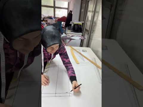 Beden ölcüsü kumaşa nasıl aktarılır (pantolon) #dikiş #sewing #dikishocam 