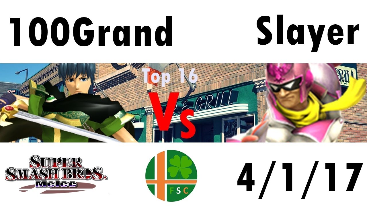 [Melee Singles WQ] 100 Grand(Marth) vs Slayer(Falcon) [FSC 4/1/17 ...