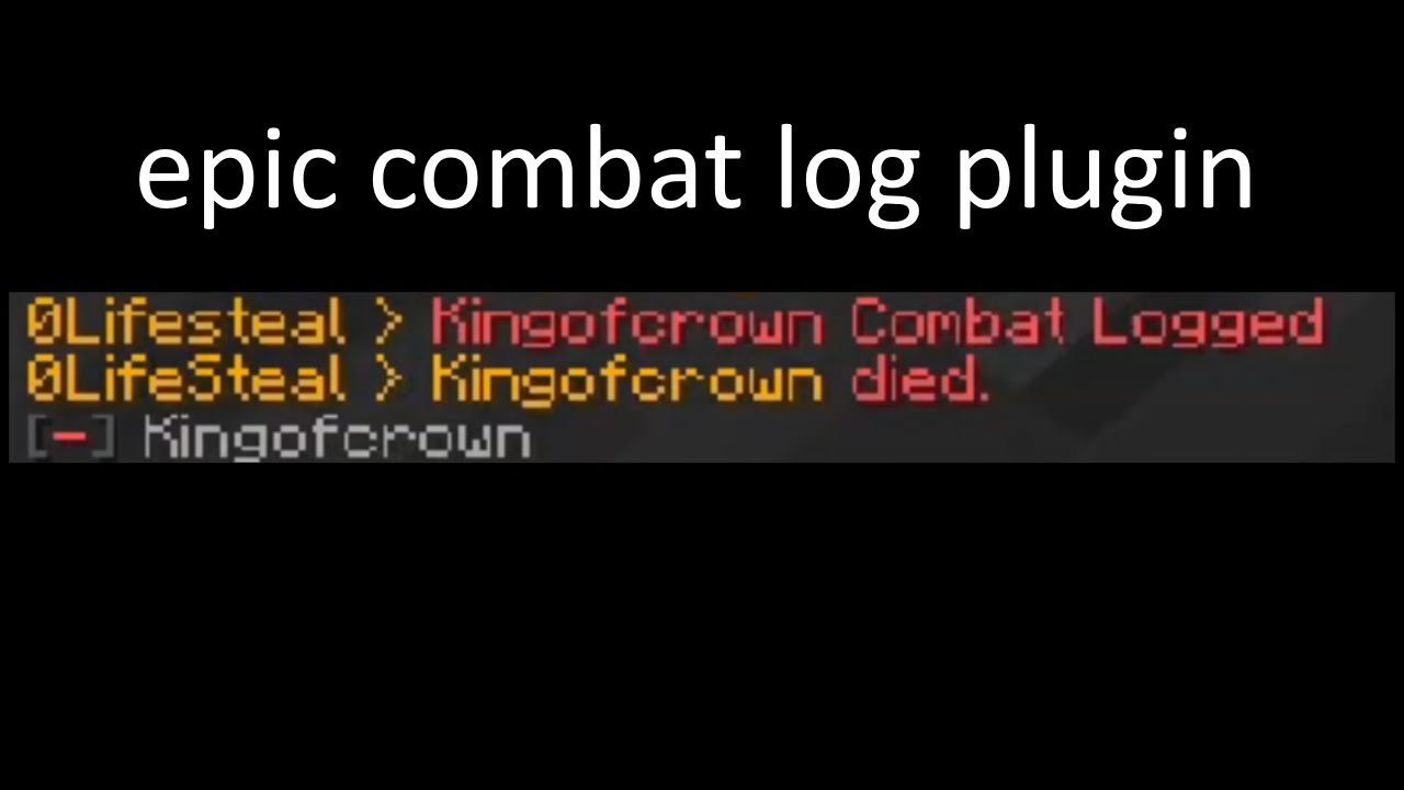 epic combat log plugin - YouTube