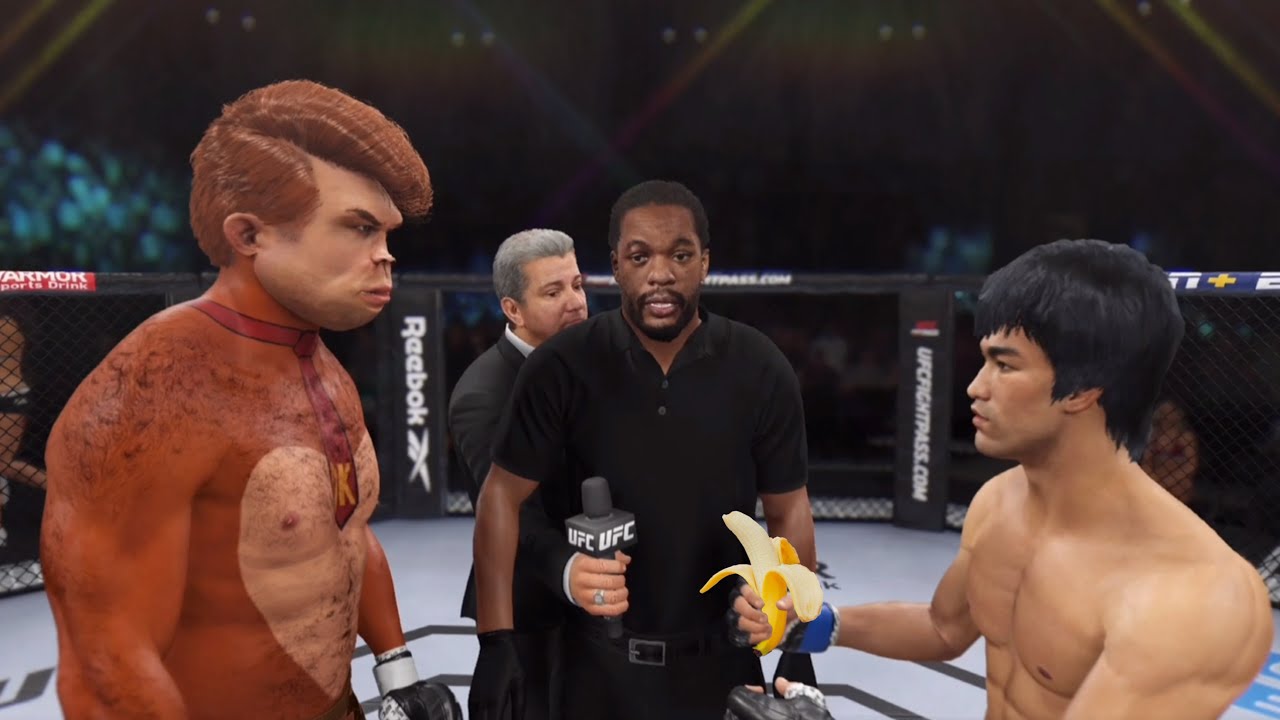 Bruce Lee vs. Donkey Kong - EA Sports UFC 4 - Epic Fight 🥑 - YouTube