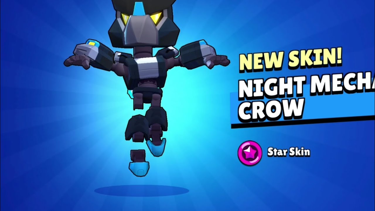 Buy Night Mecha Crow in Season 12 #brawlstars #Crow #skin #edit - YouTube