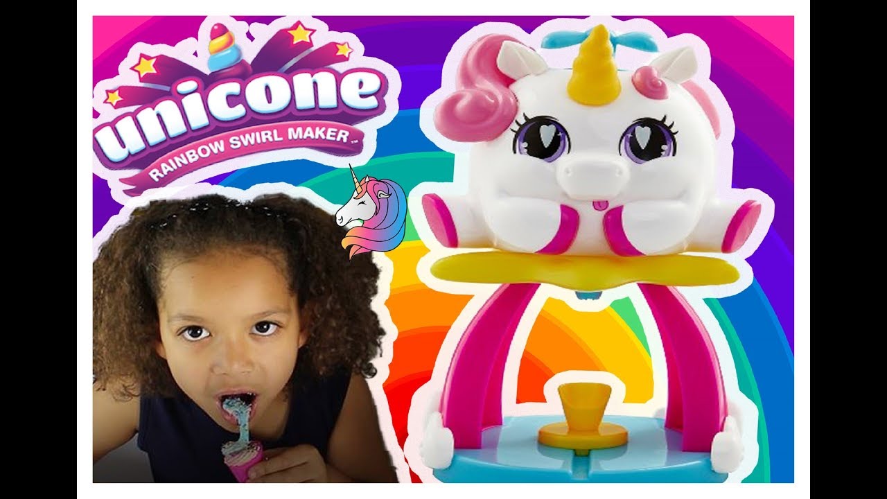 Unicone Rainbow Swirl Maker - YouTube