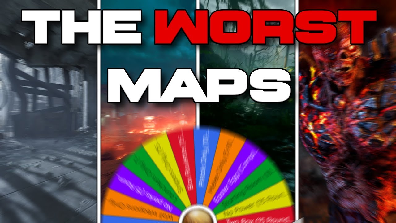 Playing the WORST Maps on EVERY ZOMBIES GAME (WAW-BO4) - YouTube