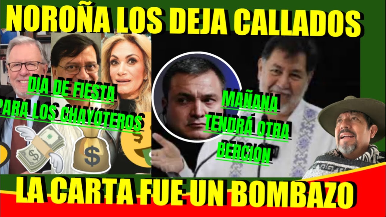 LA CARTA FUE UN BOMBAZO Y COMIDA O CALABAZA PARA QUE LOS PUERCOS SE ...