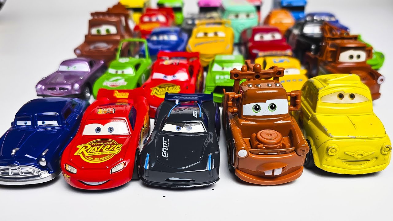 Satisfying Video | Playing McQueen, Metr, Jason and Other cars Enjoy ...