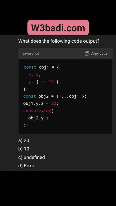 Shallow Copy or Deep Copy? 🤔#CodeJourney #JSObjects #CodingSkills #LearnJavaScript #WebDev - YouTube