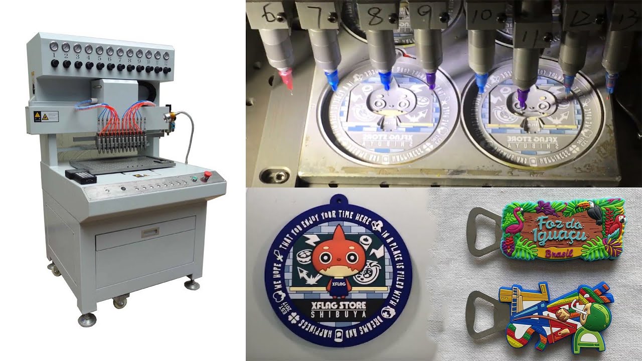 PVC dispensing machine: how PVC dispenser produces soft PVC rubber ...