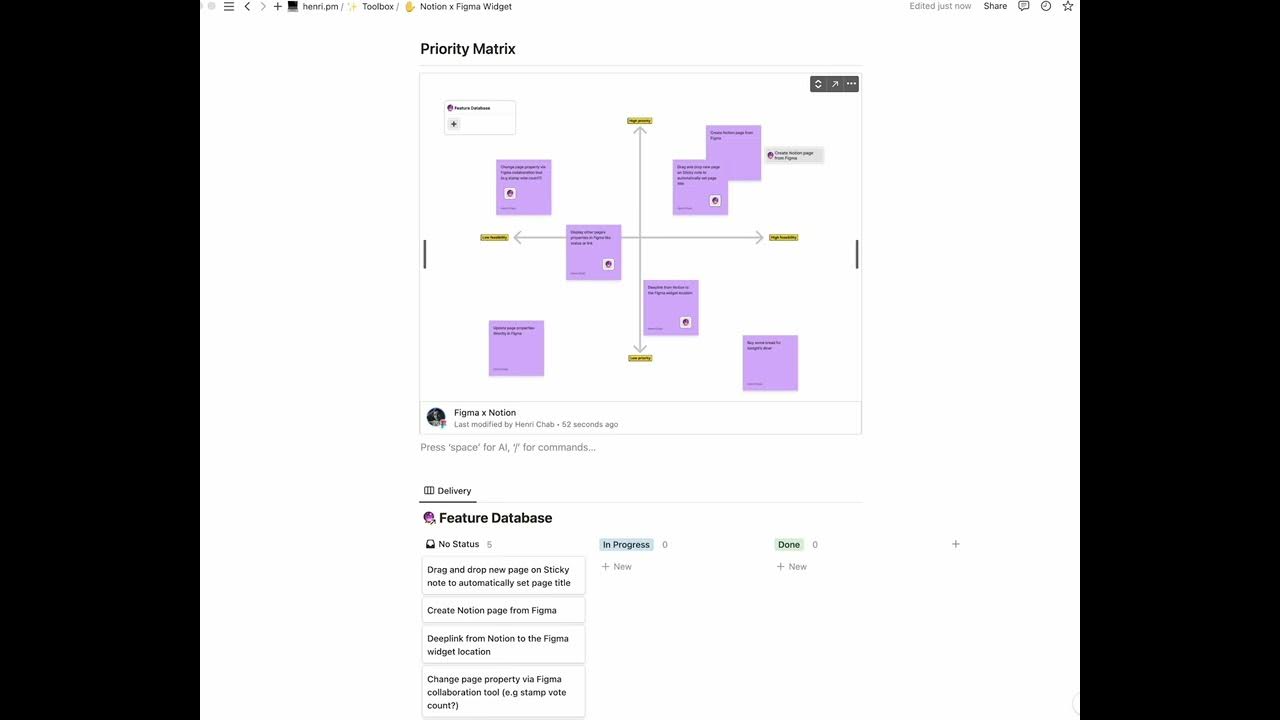 Notion Figma Widget : Create and link Notion page to Figjam and Figma ...