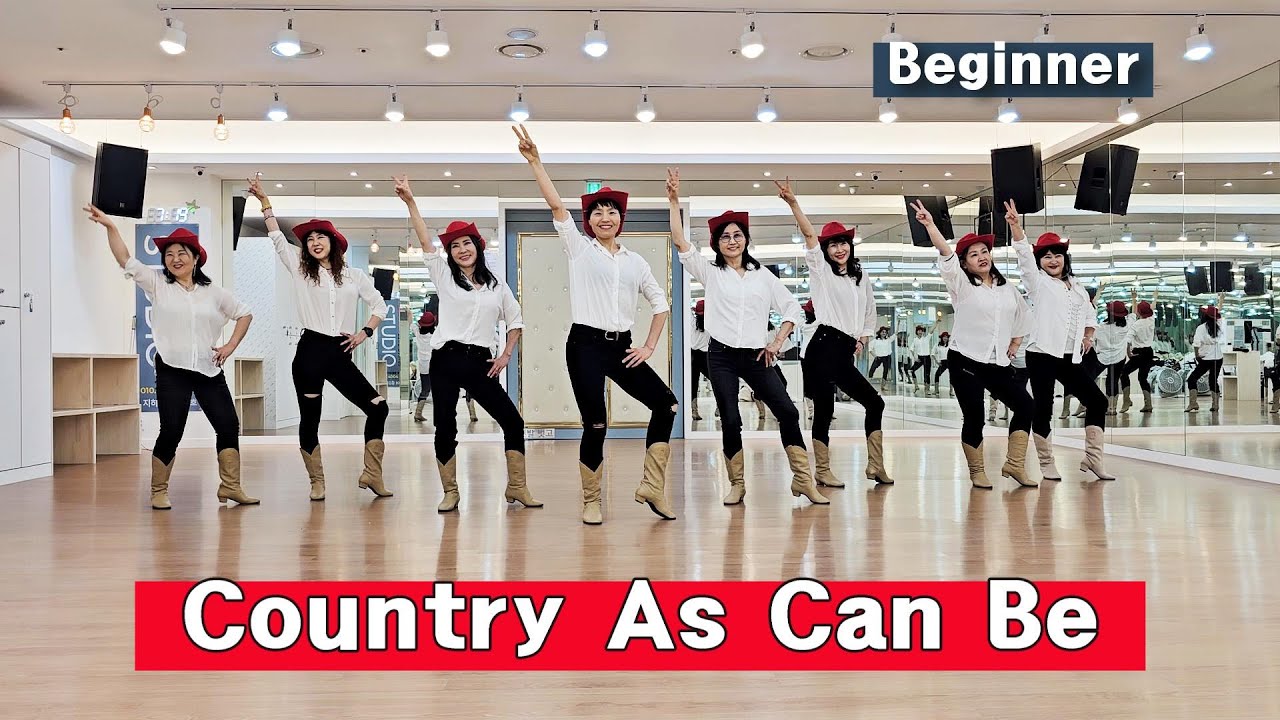 Country As Can Be Line Dance (Beginner) - YouTube