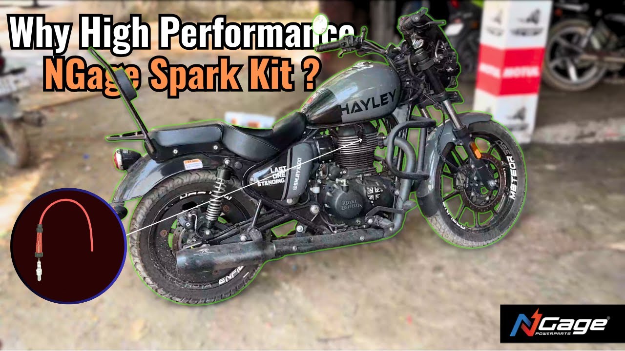 RE Meteor 350 Gets a Power Boost! 💥 NGAGE Spark Plug Mod | Performance ...