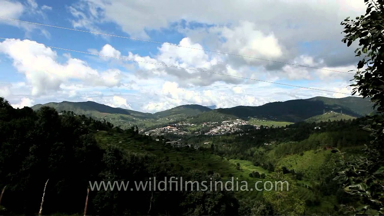 View of Lohaghat from Advaita Ashram of Mayavati - YouTube