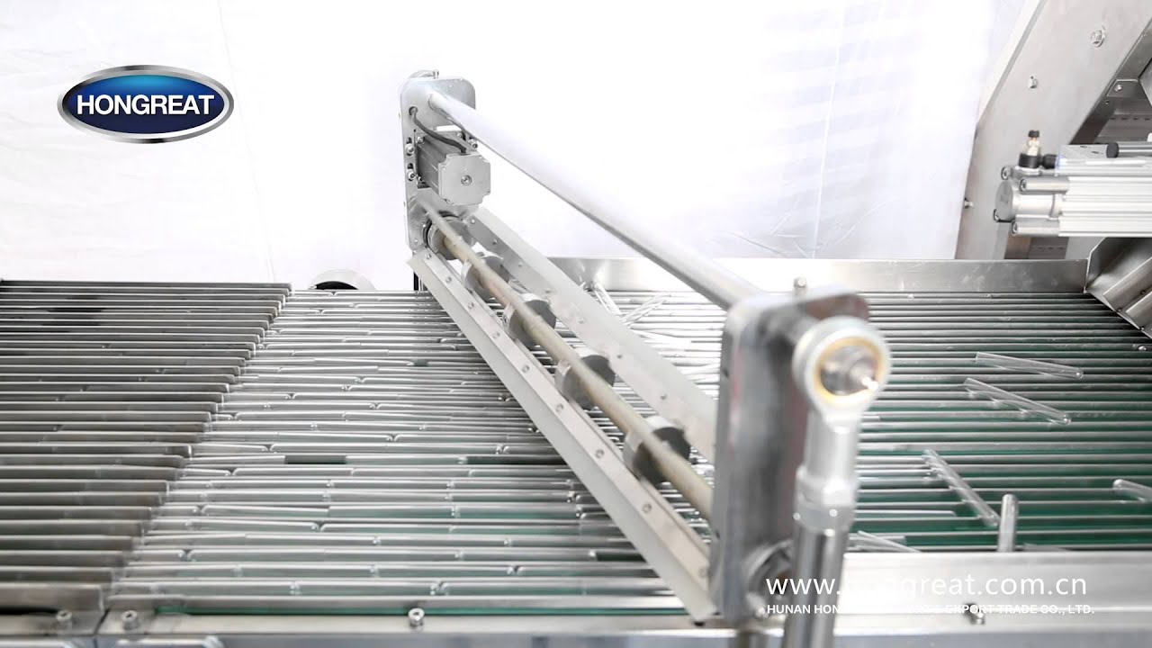 High-speed Tube Arranging and Sorting Machine (from injection molding ...