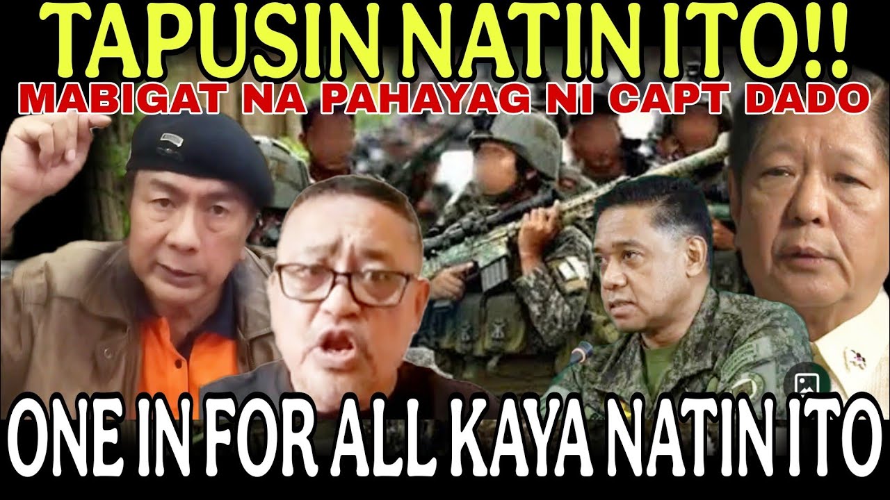CAPT DADO: ONE IN FOR ALL KAYA NATIN ITO TAPUSIN NA NATIN ITO!! - YouTube