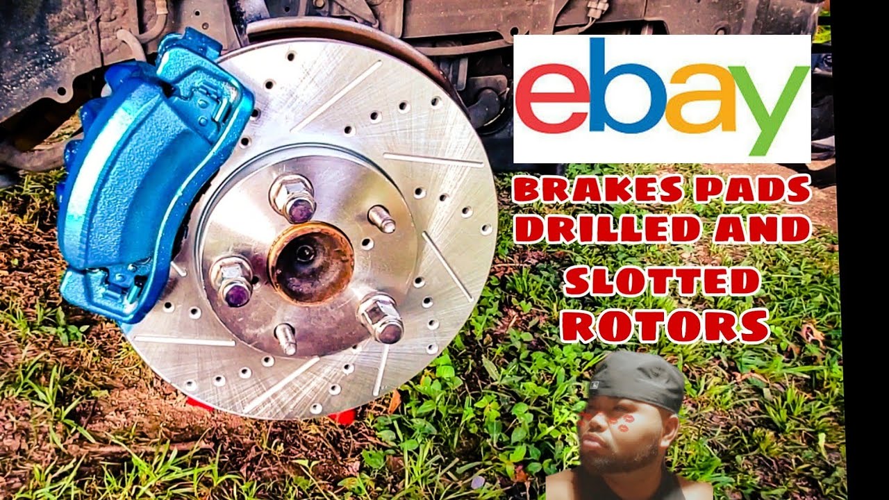 DIY upgrade Brake pads/drilled and slotted rotors gs300 - YouTube