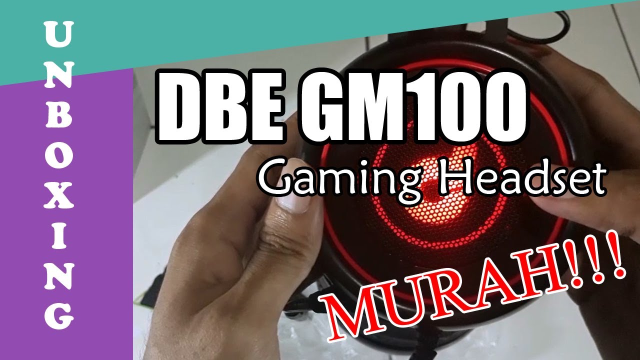 Unboxing DBE GM100 Gaming Headset - YouTube