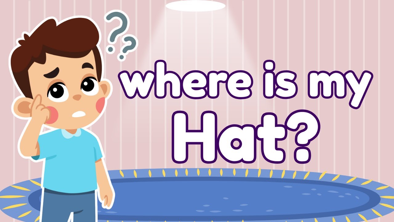 Where Is My Hat? | Read-Along Story for Kids | Fun Learning for Ages 3 ...