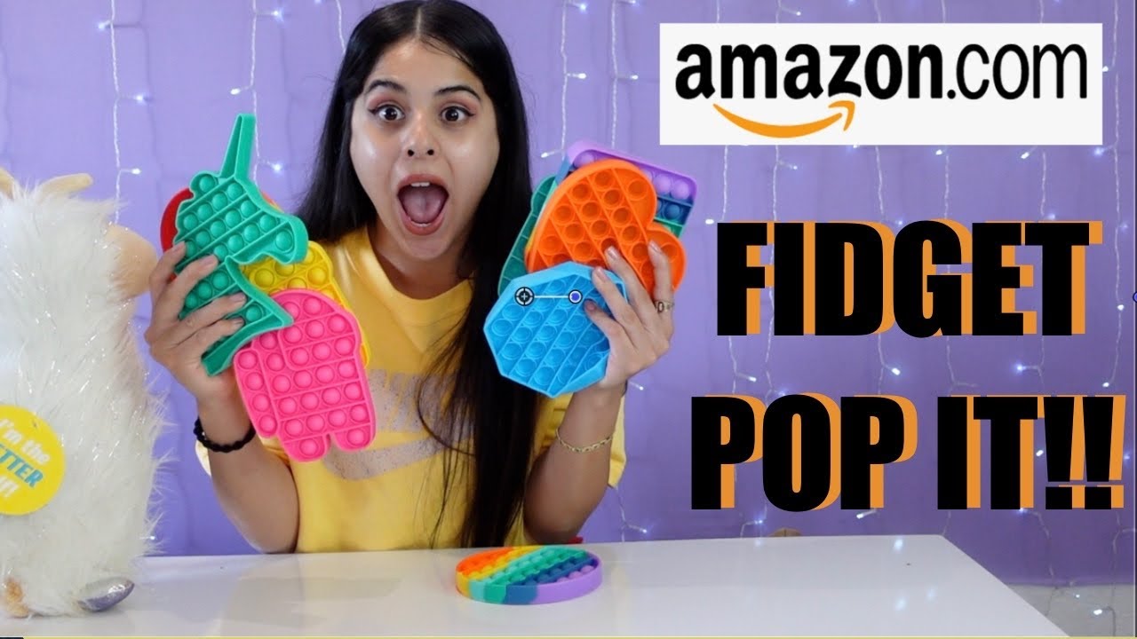 FIDGET TOYS POP IT, SIMPL DIMPL AMAZON UNBOXING - YouTube