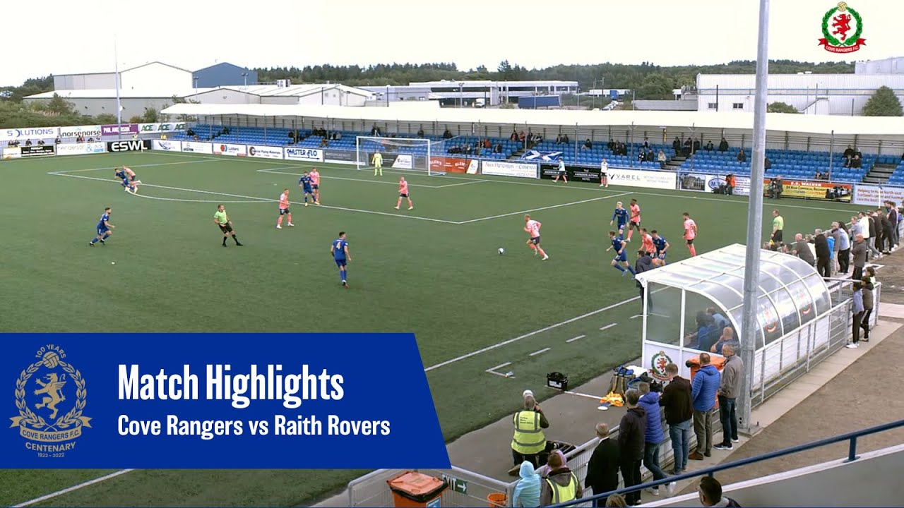 Cove Rangers vs Raith Rovers | SPFL Trust Trophy | 24/09/2022 - YouTube