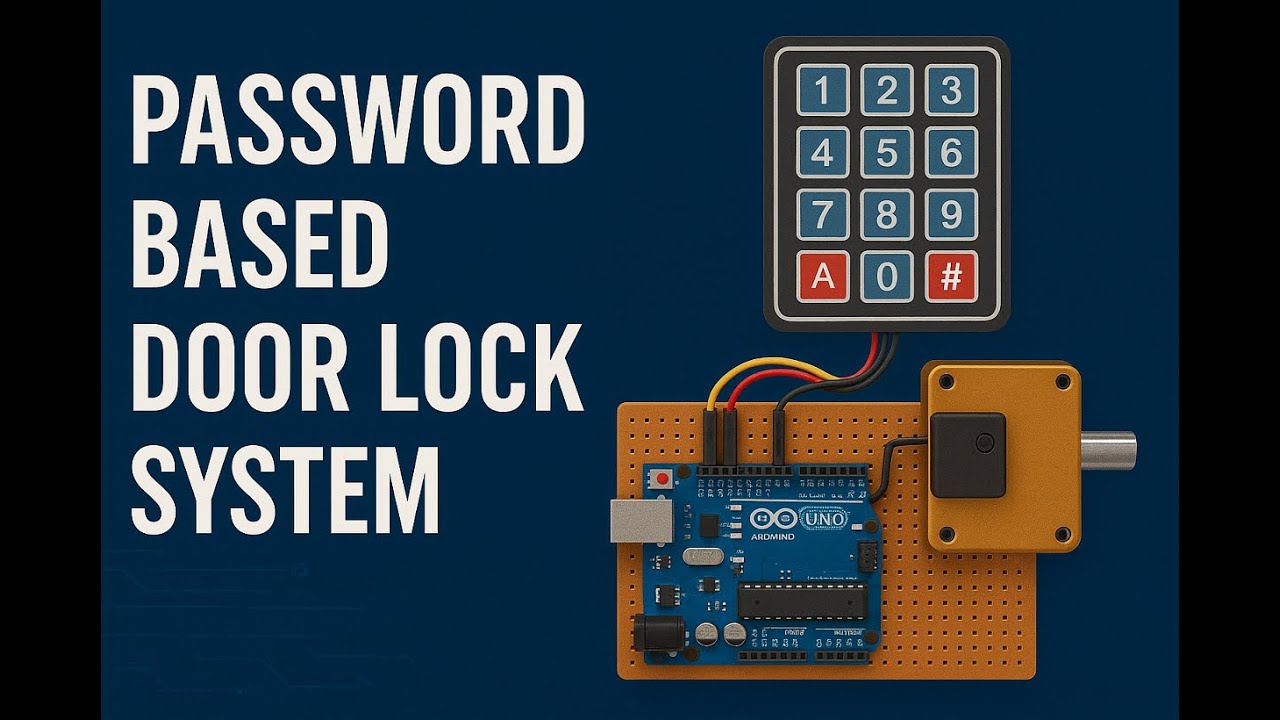 PASSWORD BASED DOOR LOCK SYSTEM - YouTube