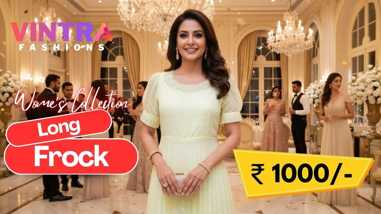 Women’s Long Frock Collection | Vintra Fashions Pragathi Nagar & KPHB ...