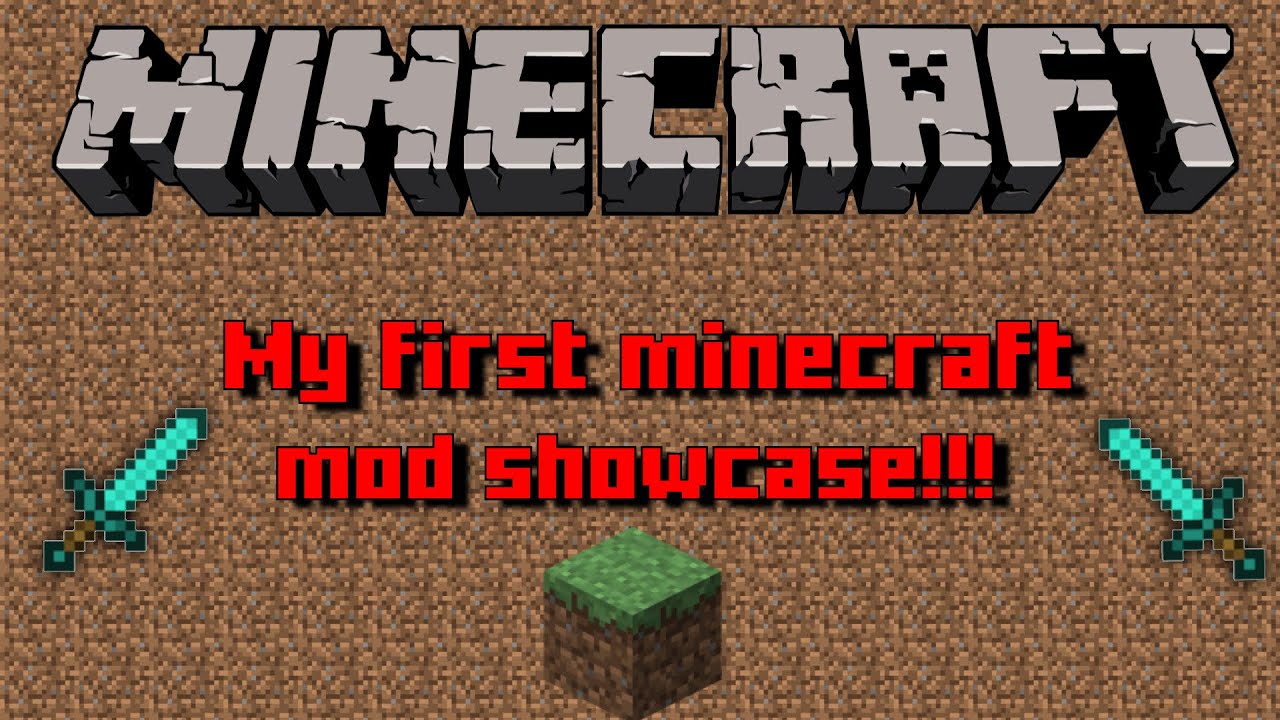 My first minecraft mod showcase!!! (lucky block mod and more swords mod ...