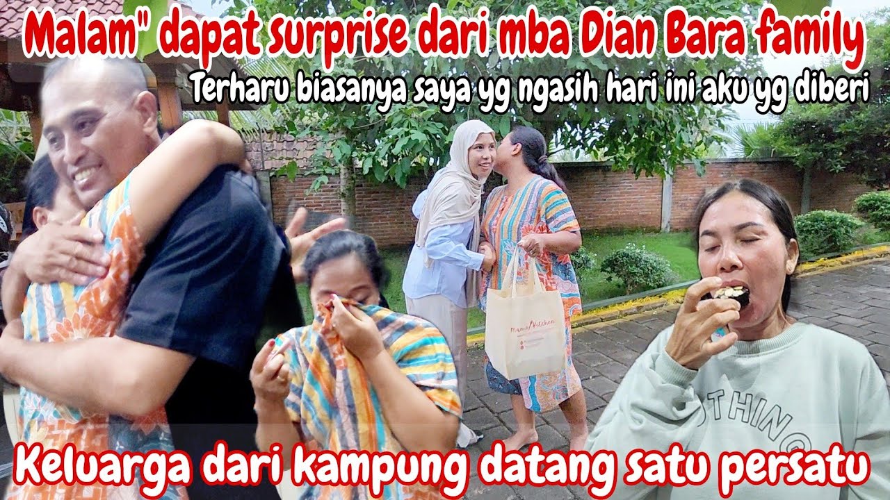 MALAM" DAPAT SURPRISE DARI MBA @DIAN BARA‼️TERHARU KELUARGA DARI ...