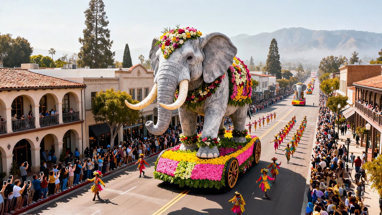Pasadena Rose Parade 2026 | 100+ Floats Marching Bands Complete Parade ...
