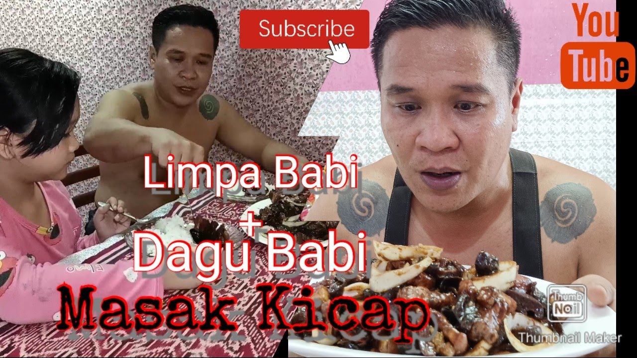 Limpa Babi&Dagu Babi Masak Kicap(Spleen&Pig Chin Cooked In Soy Sauce ...
