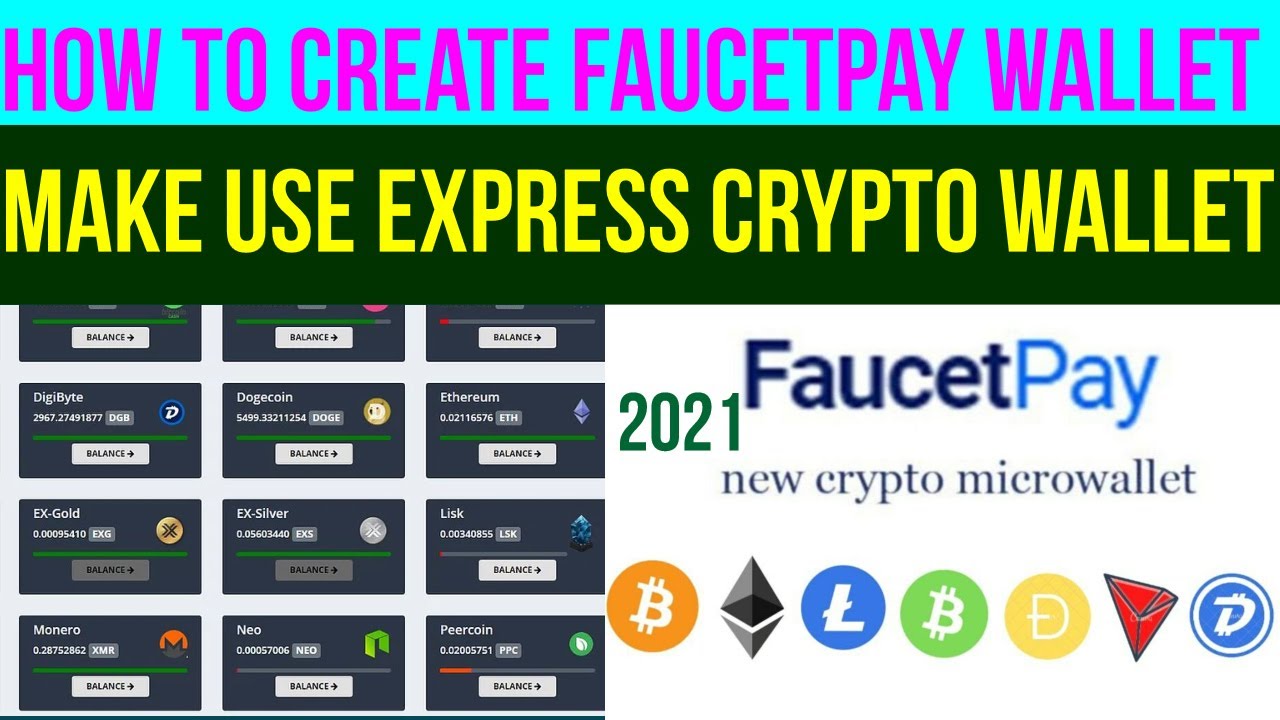 How To Create Faucet Pay Account Link Wallet Make use Express Crypto ...
