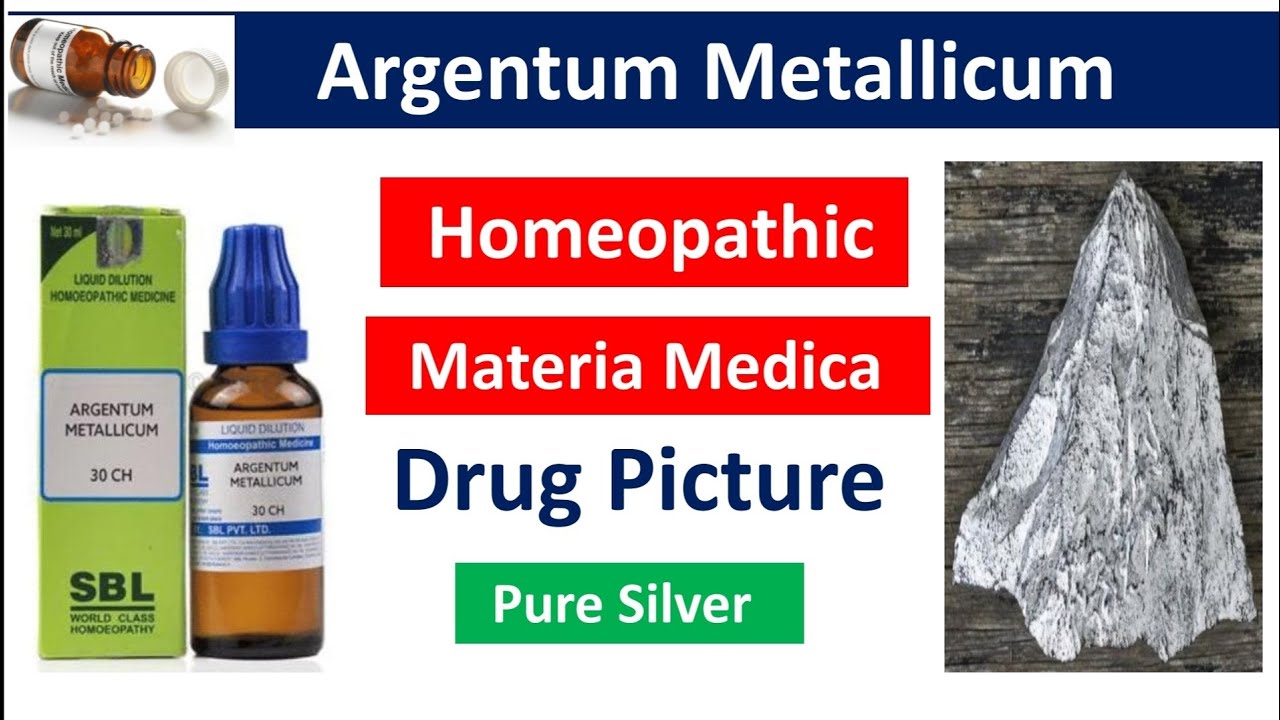 Argentum Metallicum Homeopathic medicine | Drug Picture | Materia ...