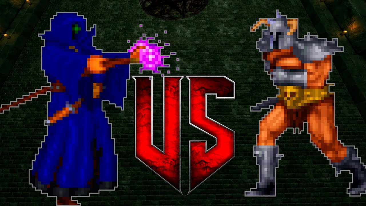 Menelkir vs Zedek - HEXEN Monster Infighting - NPC Battles - YouTube