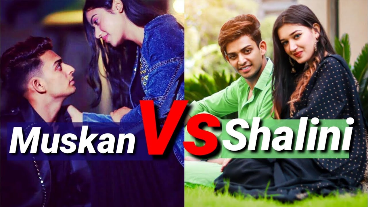 Muskan VS Shalini who look better with shadab khan - YouTube