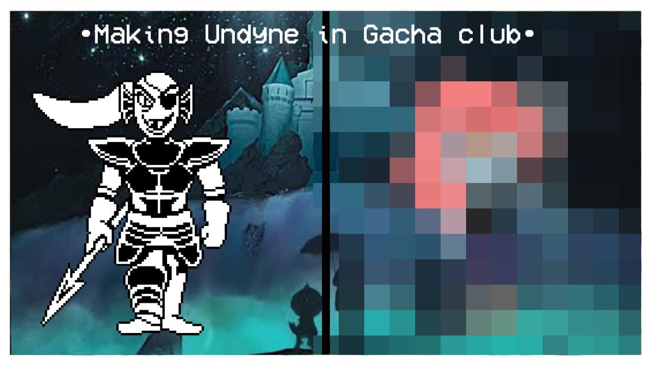 Making Undyne in Gacha club • | • Undertale • | - YouTube